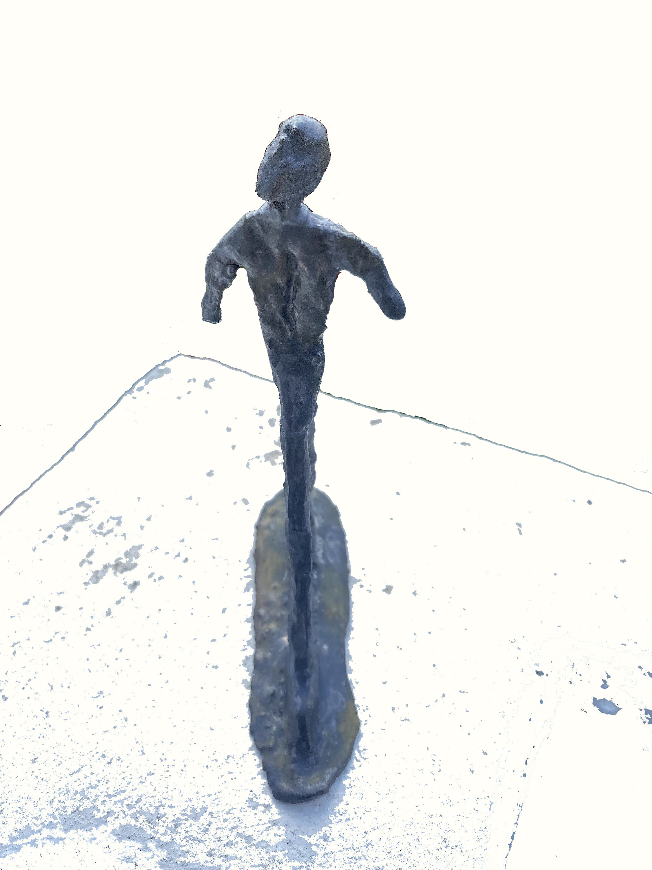 A Walking Man Statue - Sculpture - Etsy