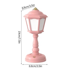 Table Lamp Mini Street Lamp Desk Lamp Retro Lightning - Etsy