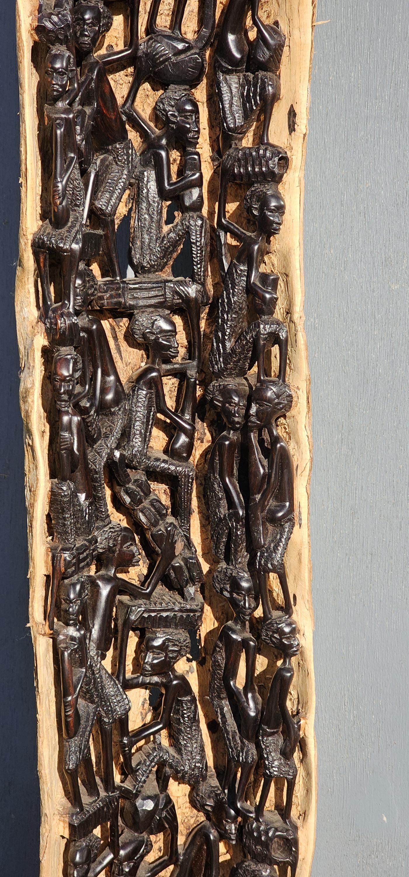 Makonde Ujamaa Sculpture: Hand-carved African Blackwood Art - Etsy