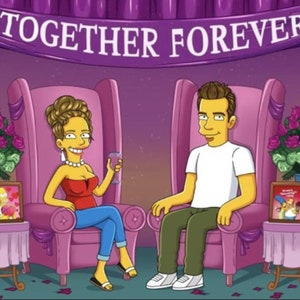 Personalized Simpsons Family Portrait, Personalized Simpsons Portrait ...