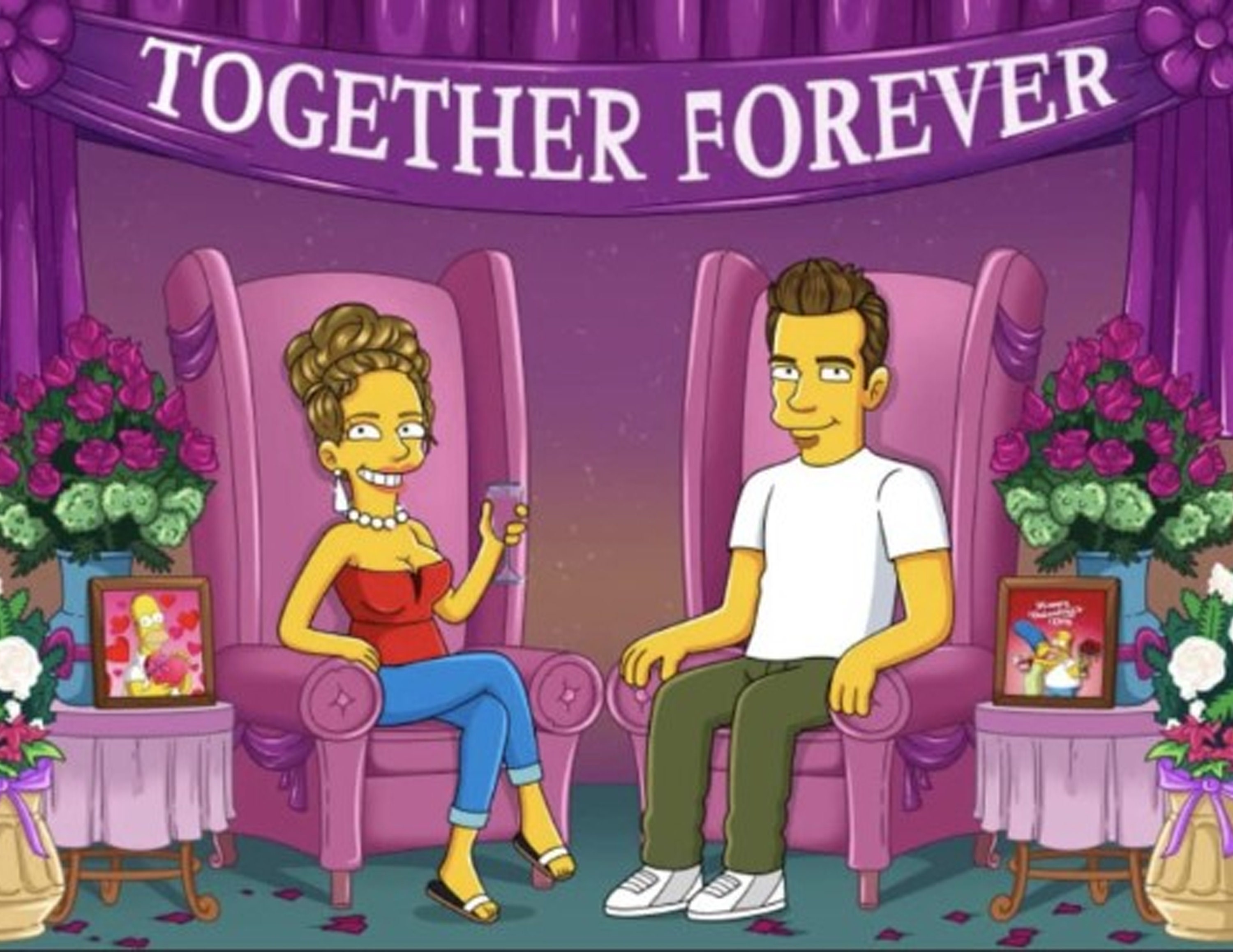 Personalized Simpsons Family Portrait, Personalized Simpsons Portrait ...