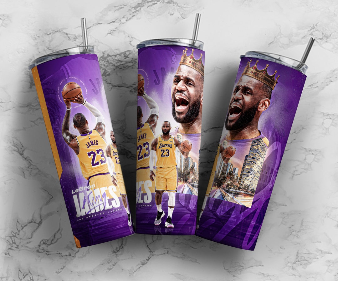 Inspired JAMES 20oz Skinny Straight Sublimation Tumbler Png, Lebron ...