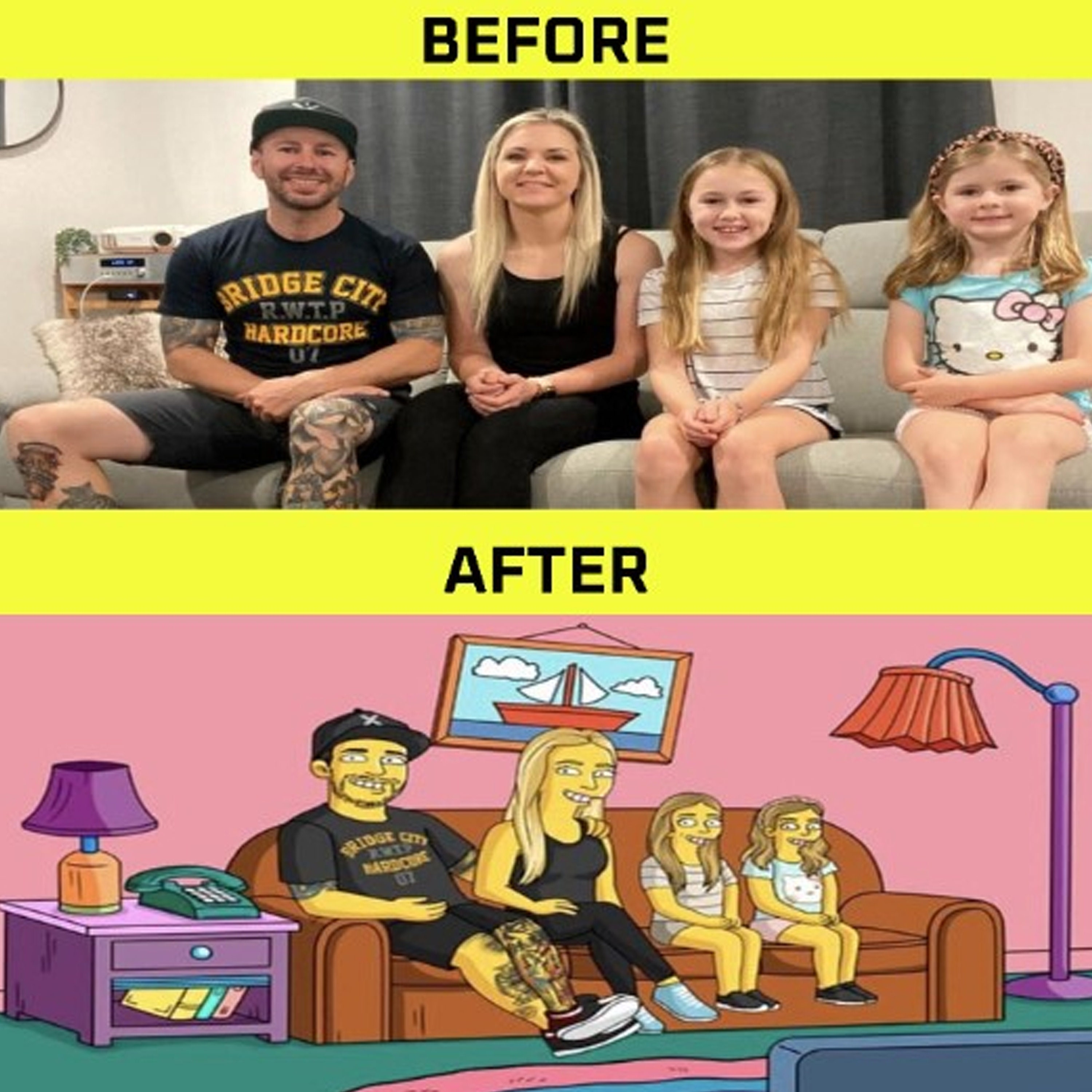 Custom Simpson Family Portrait Custom Simpson Couple - Etsy UK