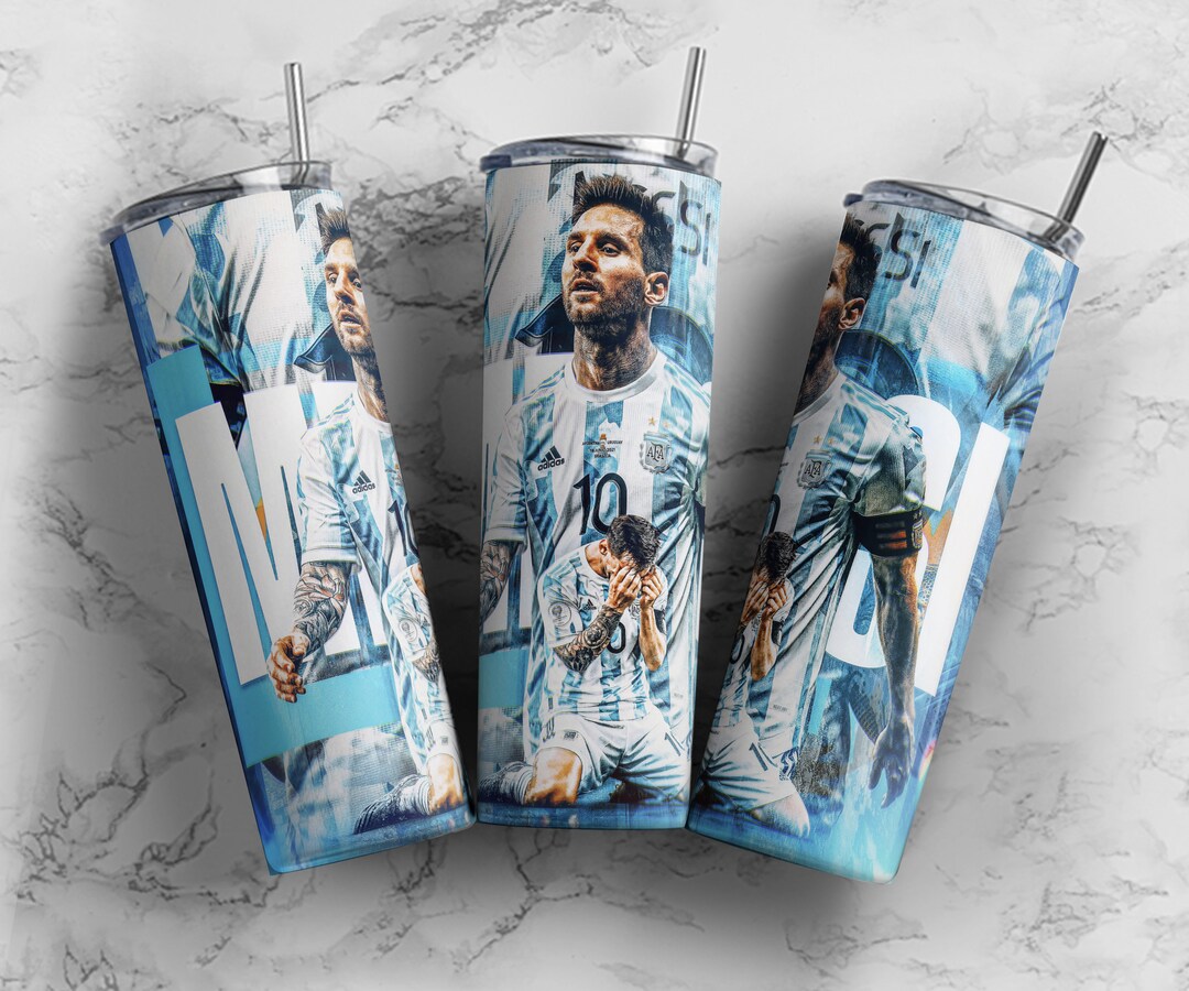 Lionel Messi Skinny Tumbler Wrap Digital Download Messi PNG, Skinny ...