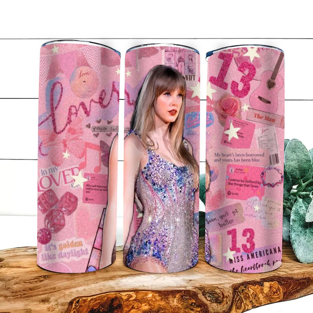 Taylor Swift 20oz Skinny Tumbler Wrap Sublimation Design, Eras Tour Png ...