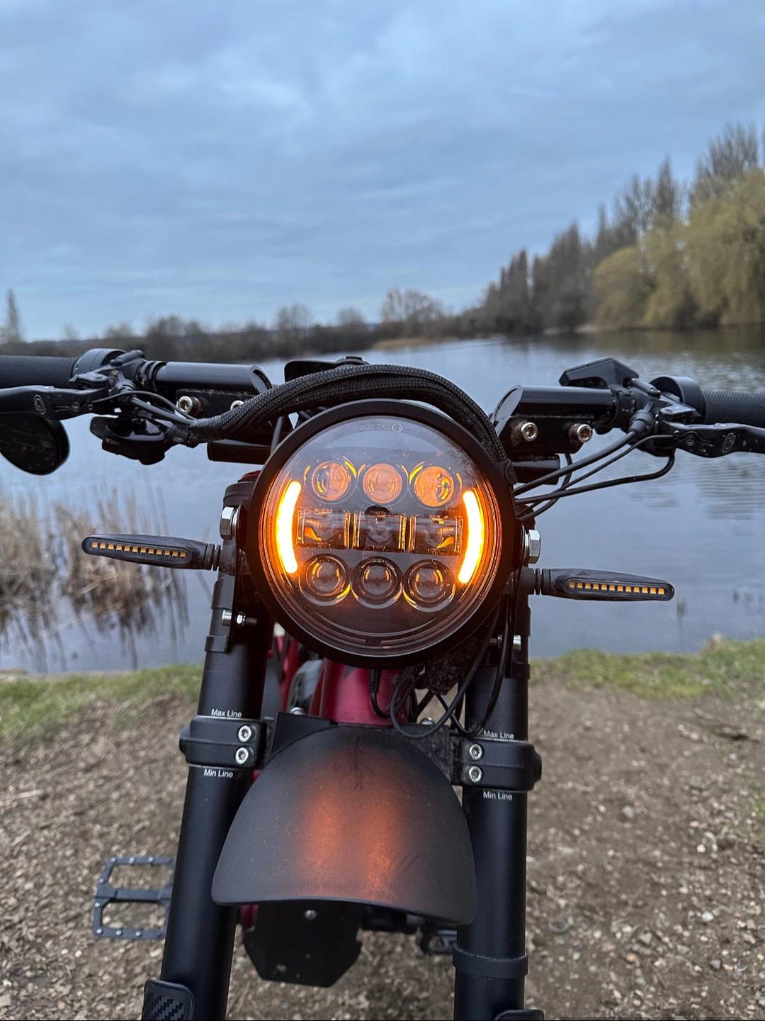 Super73 RX / S2 Smoked LED Headlight - Etsy