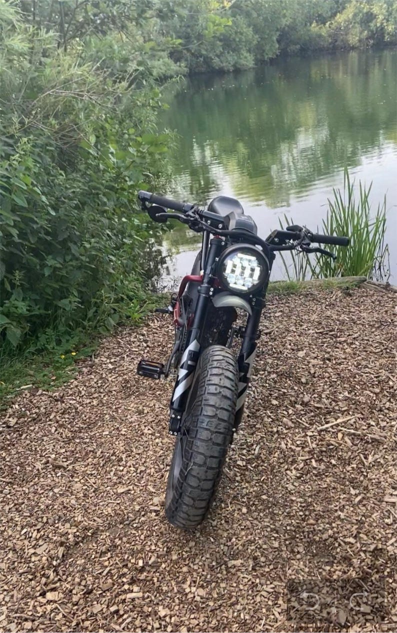 Super73 RX / S2 LED Cafe Racer Style Headlight (bucket Mount) - Etsy