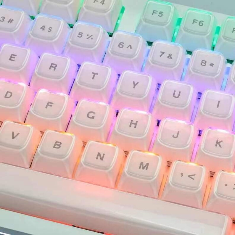 117PCS OEM crystal Jelly-style Keycaps Set Artisan Full - Etsy Australia