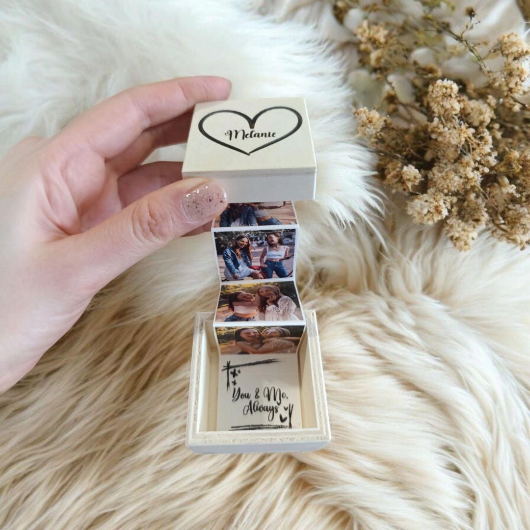 Personalised Best Friend Photo Gift Box – BFF Memory Keepsake for ...