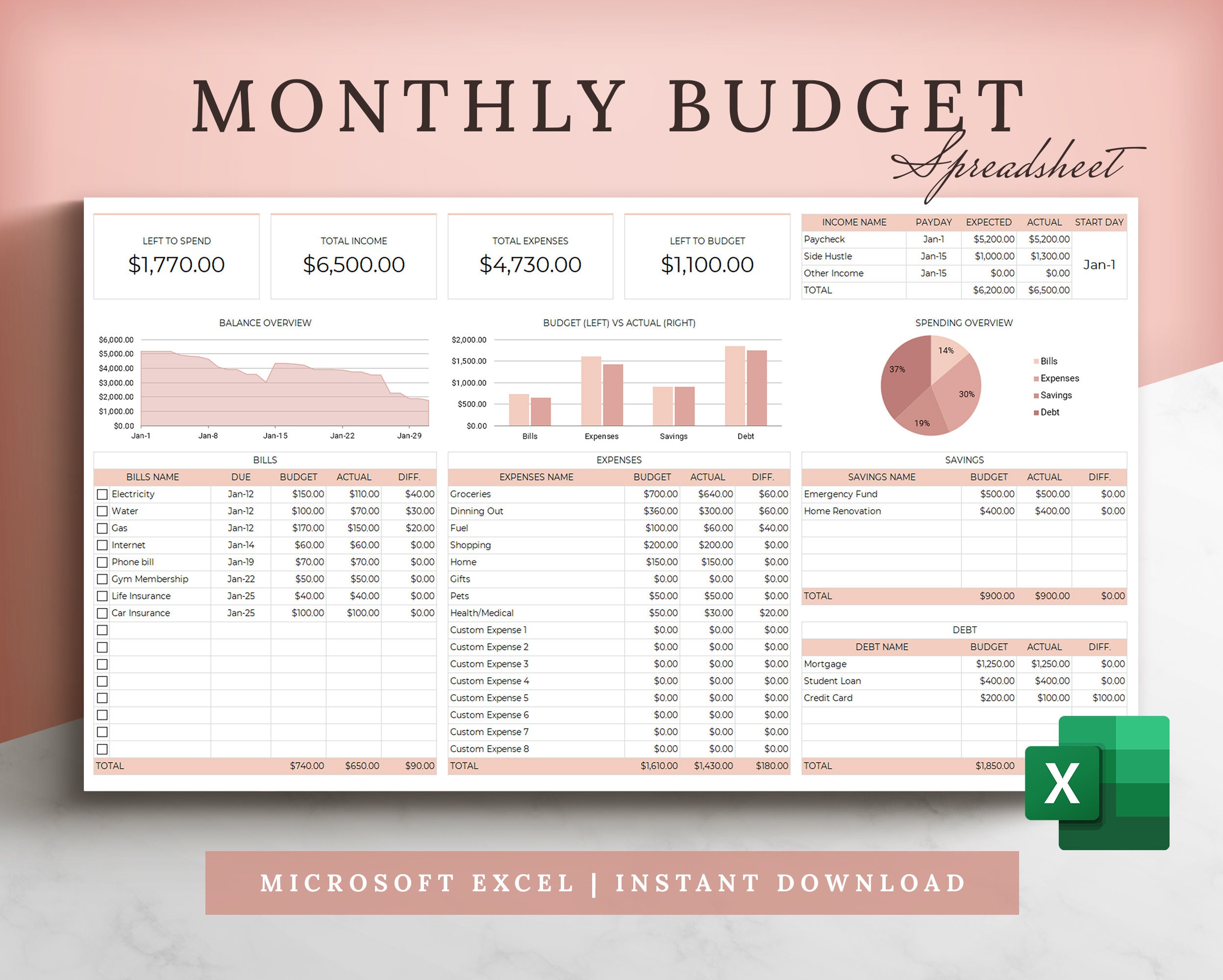Savings Excel Template Ubicaciondepersonas cdmx gob mx