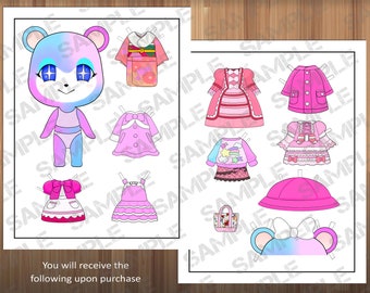 Judy Paper Doll - Etsy