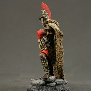 Painted Toy Tin Soldier 54 Mm Ancient Rome Roman Officer - Etsy