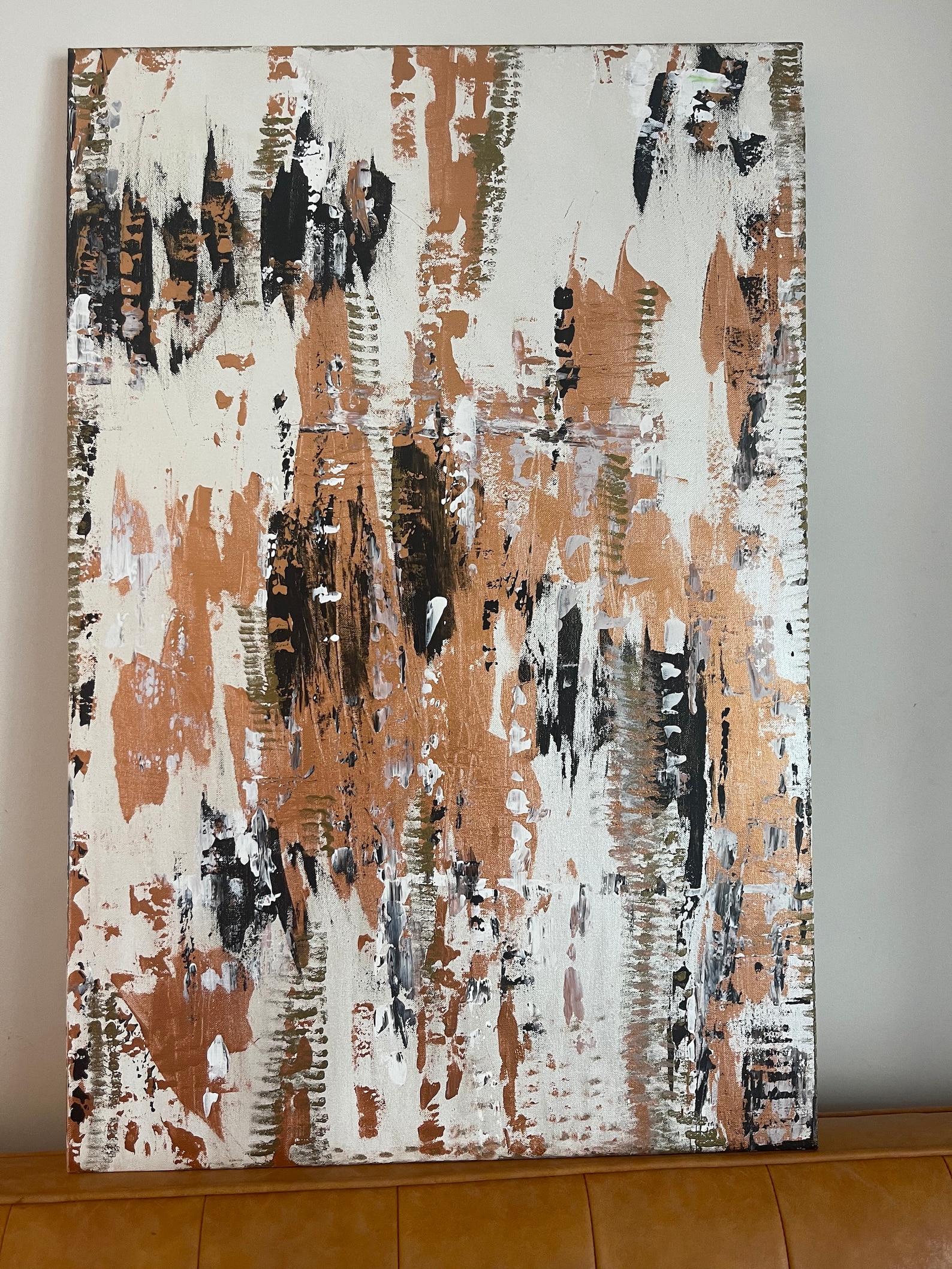 Abstract Copper Painting - Etsy