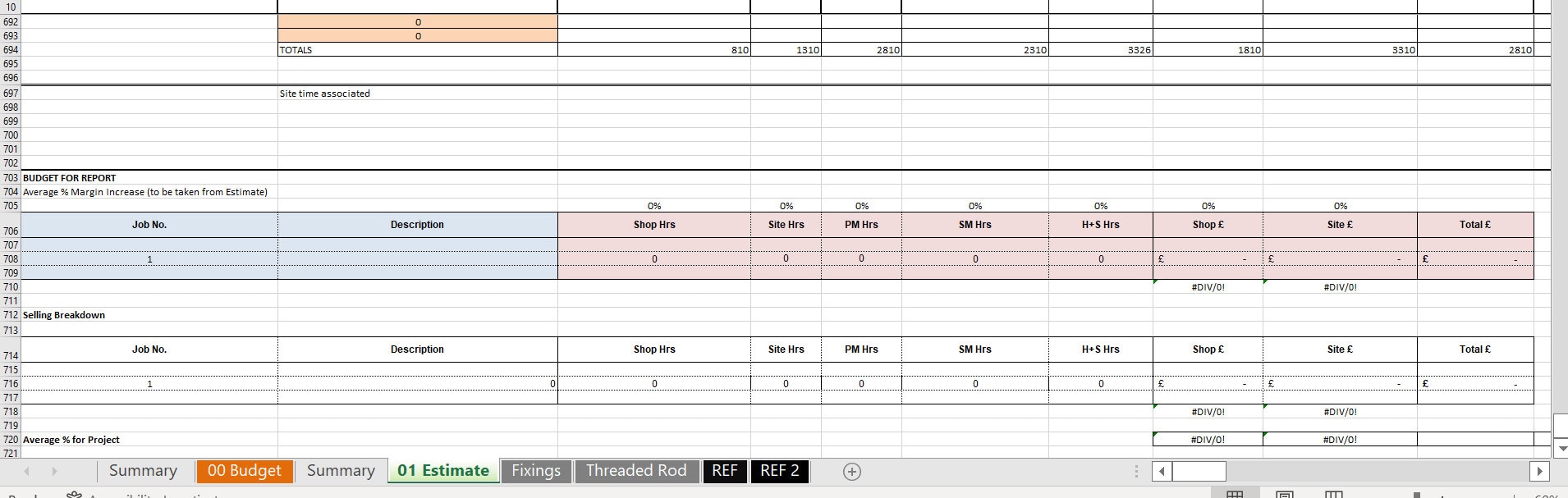 Excel Estimating Template for Structural Steel Full - Etsy