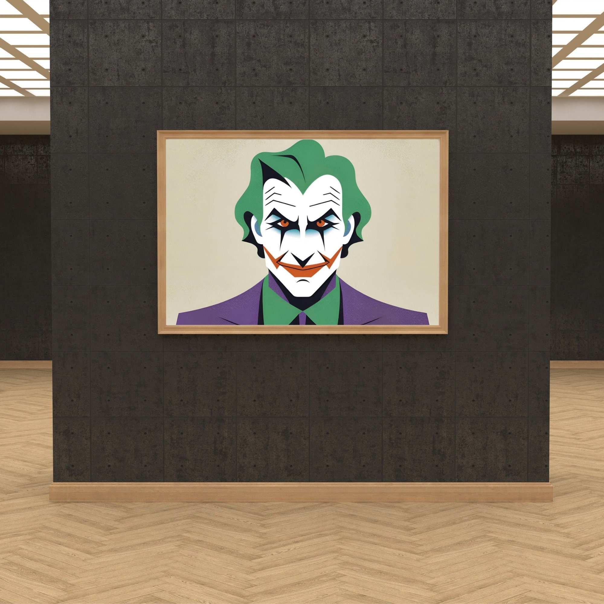 Original Jocker Wall Art, Movie Wall Art, Movie Lover Gift, Famous Art ...