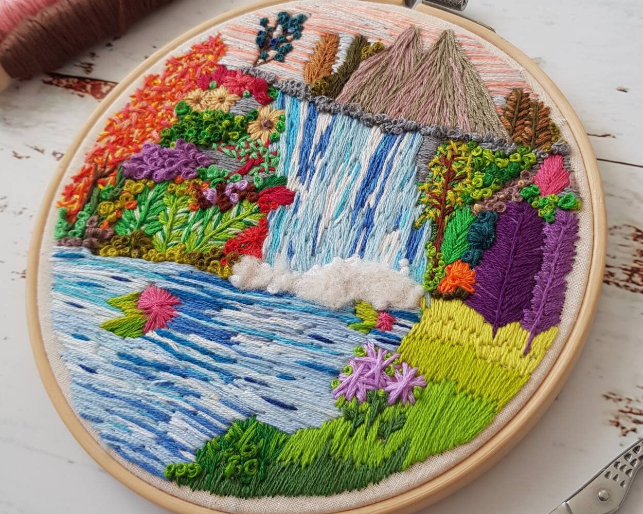 Brazilian Embroidery Sceneries