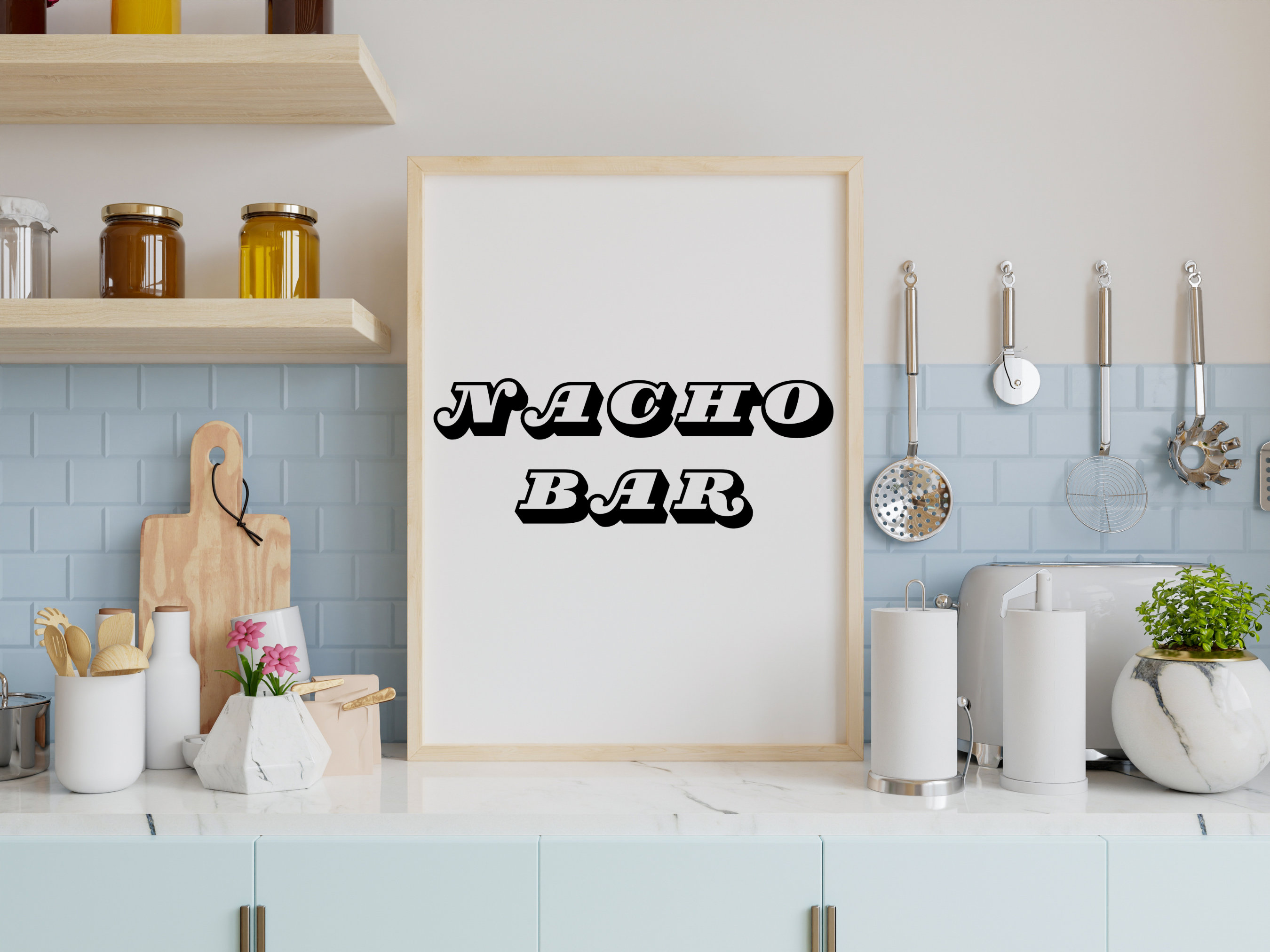 NACHO BAR Fiesta Food Sign, Taco Bar Sign - Etsy