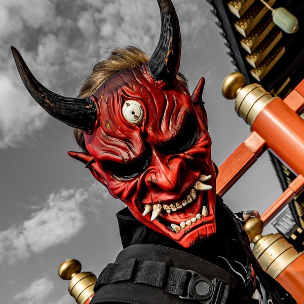 Dbd Oni Mask - Etsy