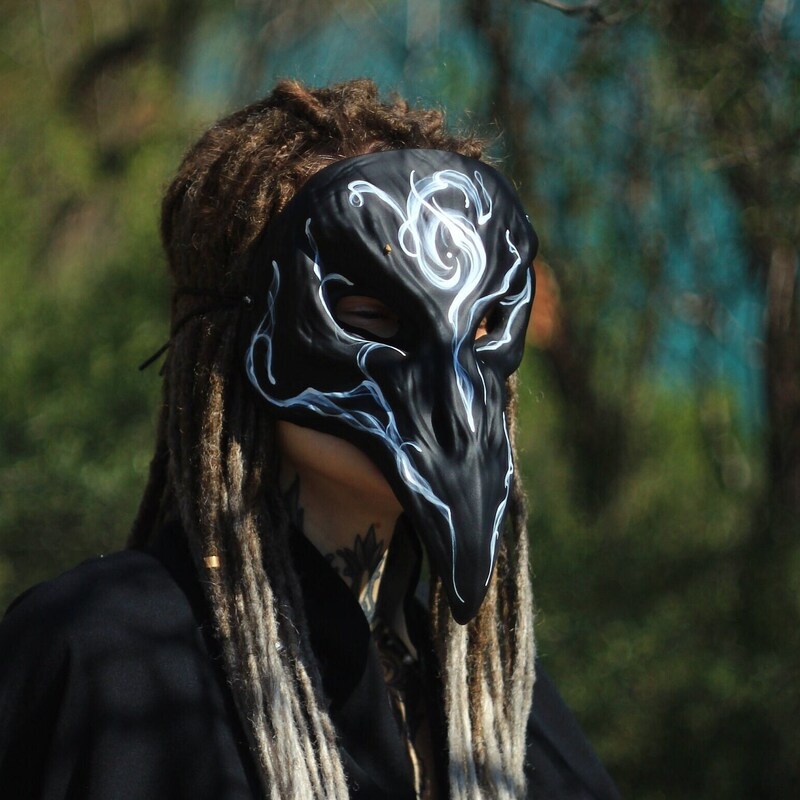 Crow Mask - Etsy