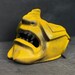 Mempo Mask, Yellow Oni Mask Japanese Menpo Mask, Samurai Mask Cosplay ...
