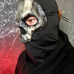 Ghost Mask Cosplay, Skull Mask Inspired by Night War Ghost, Durable ...