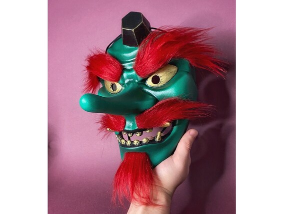 Yamabushi Tengu Wearable Tengu Spawn Mask Red