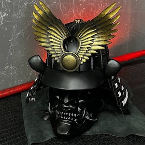 Japanese Samurai Helmet Cosplay Wearable, Japanese Armor Helmet, Kabuto ...