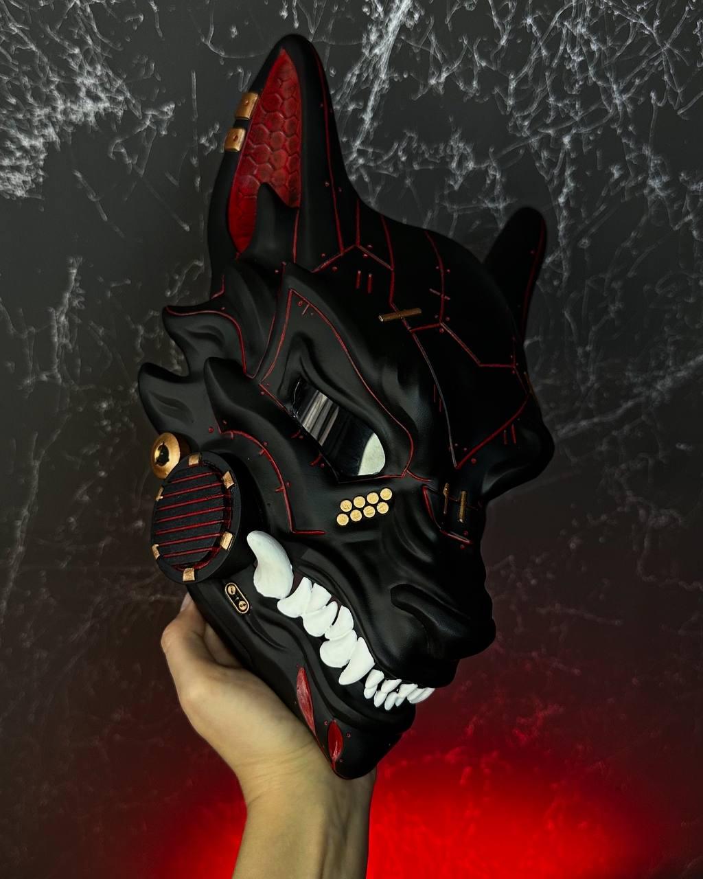 Cyberpunk Wolf Mask: Techwear Cyber Helmet - Cosplay Ready - Etsy