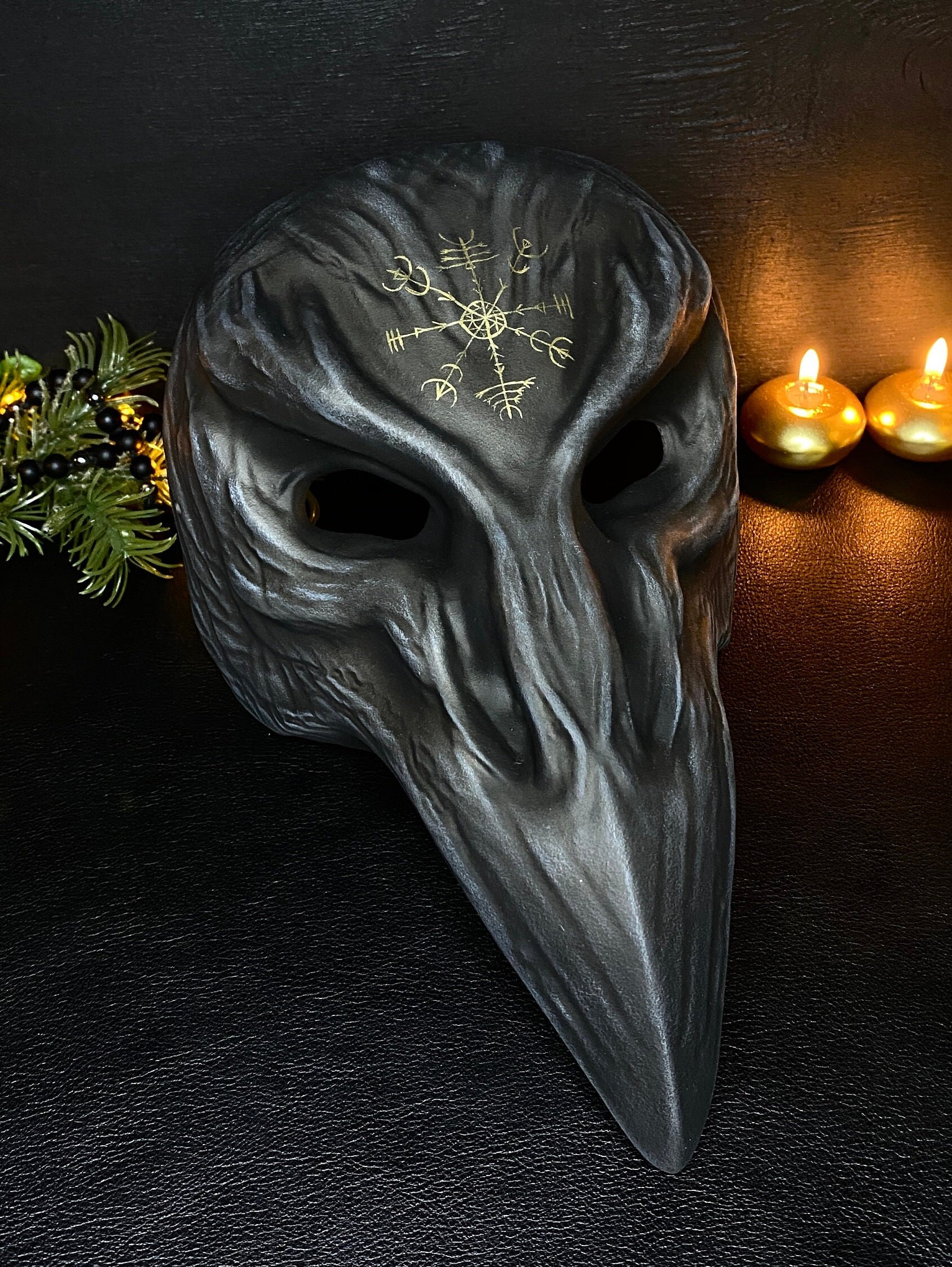 Black Crow Mask Karasu Tengu Mask Japanese Karasu Mask - Etsy