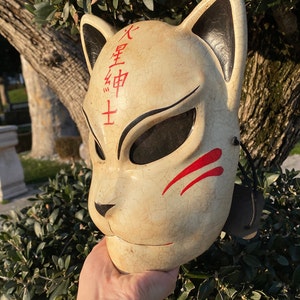 Japanese Kitsune Mask for Anime Cosplay. Ninja Demon Mask - Etsy