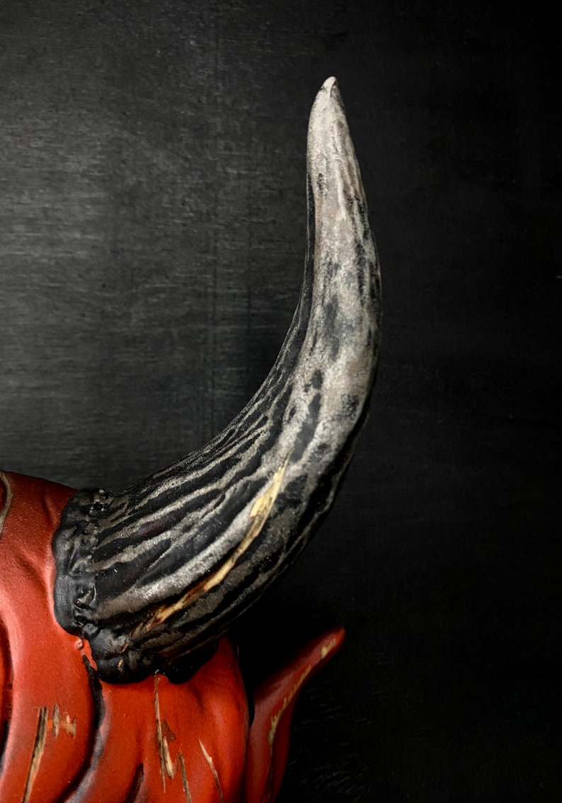 DBD Oni Mask: Red Devil Mask Wearable, Japanese Hannya Cosplay - Etsy