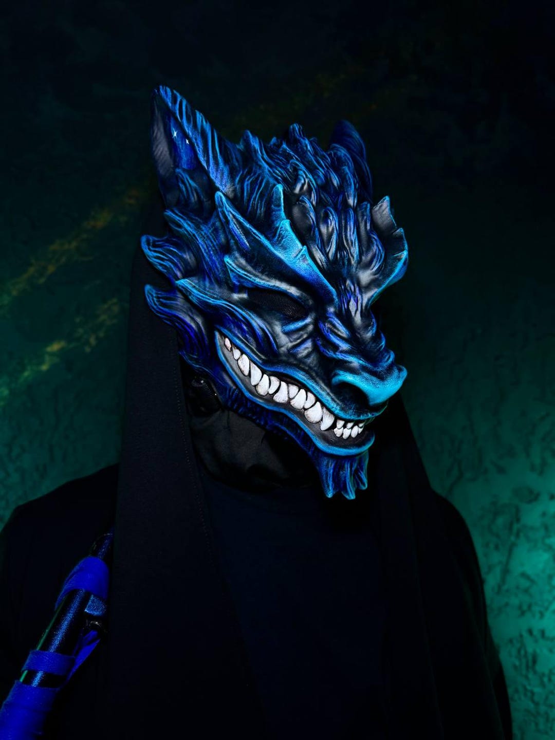 Japanese Dragon Mask, Fox Costume for Dnd Cosplay and Halloween - Etsy UK