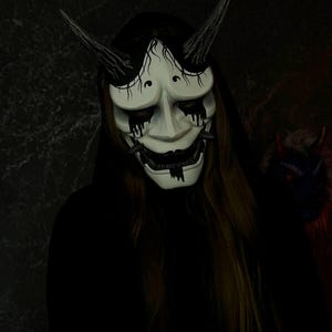 Traditional Hannya Mask: Crying Oni Demon, Kabuki Japanese Mask for ...