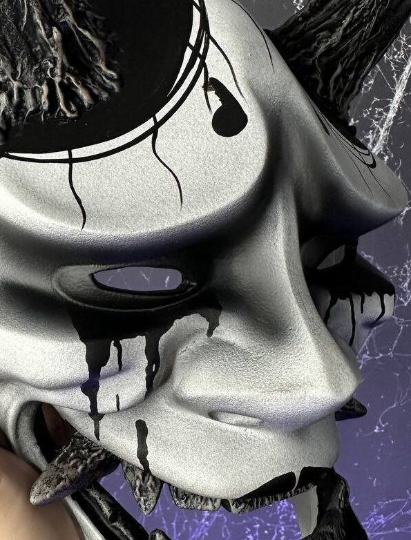 Traditional Hannya Mask: Crying Oni Demon, Kabuki Japanese Mask for ...