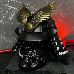Japanese Samurai Helmet Cosplay Wearable, Japanese Armor Helmet, Kabuto ...