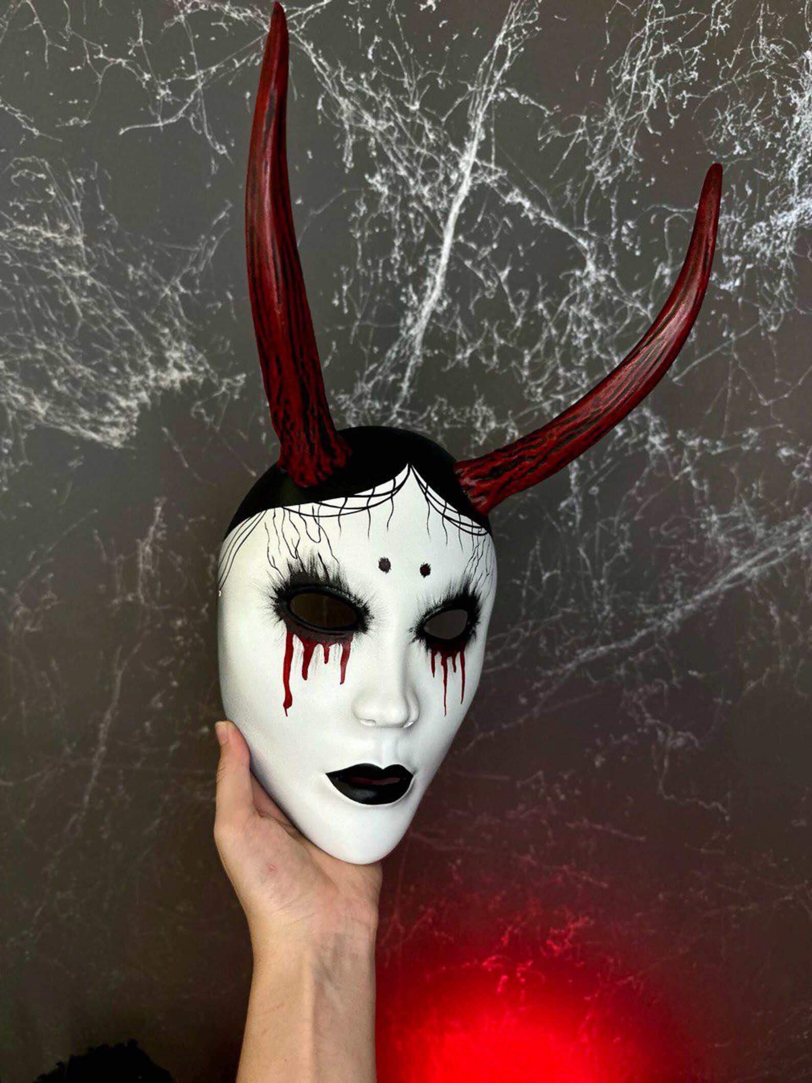 Iyo Boss Mask: Japanese Hannya Mask for Cosplay or Halloween Costume - Etsy