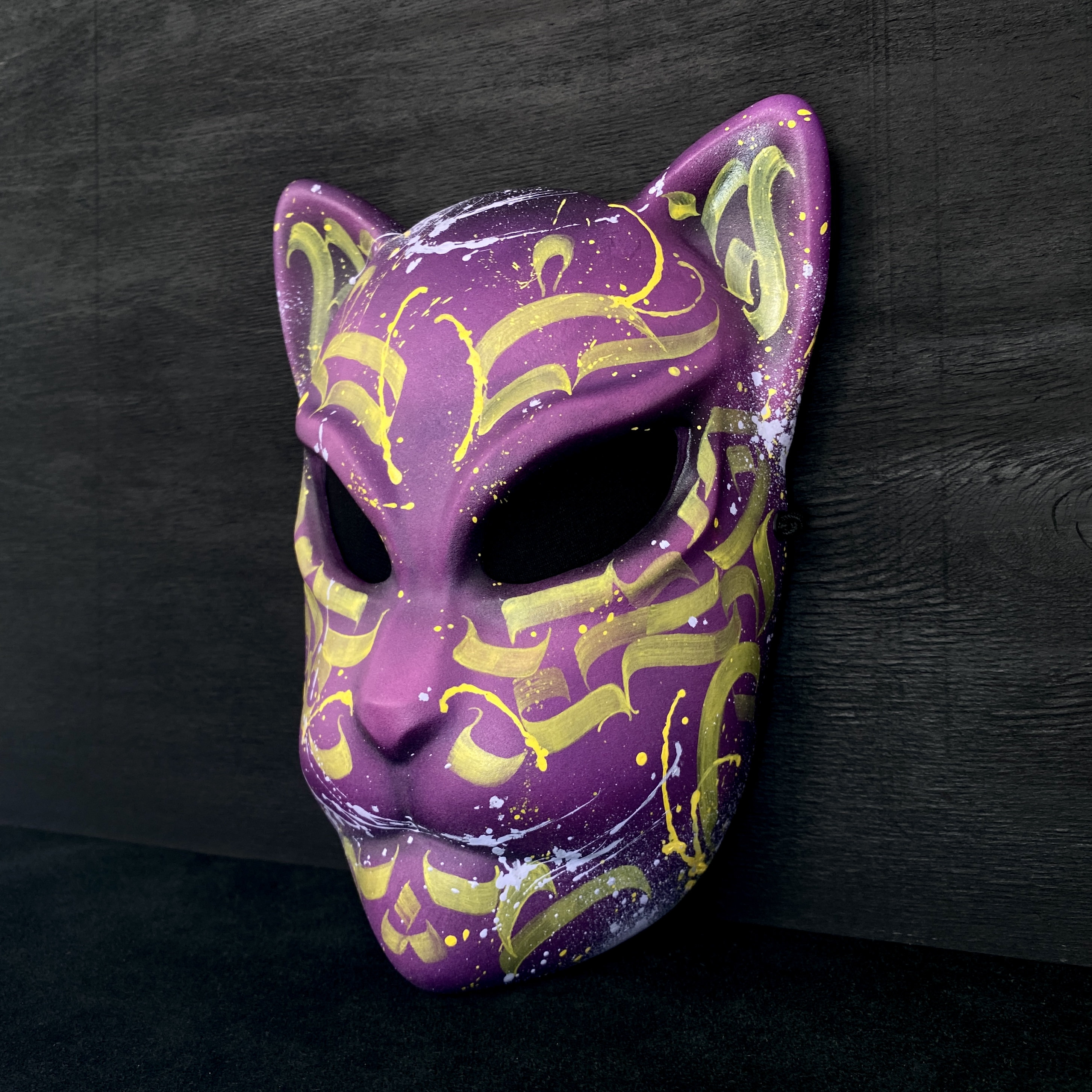 Japanese Kitsune Mask for Anime Cosplay. Ninja Demon Mask - Etsy