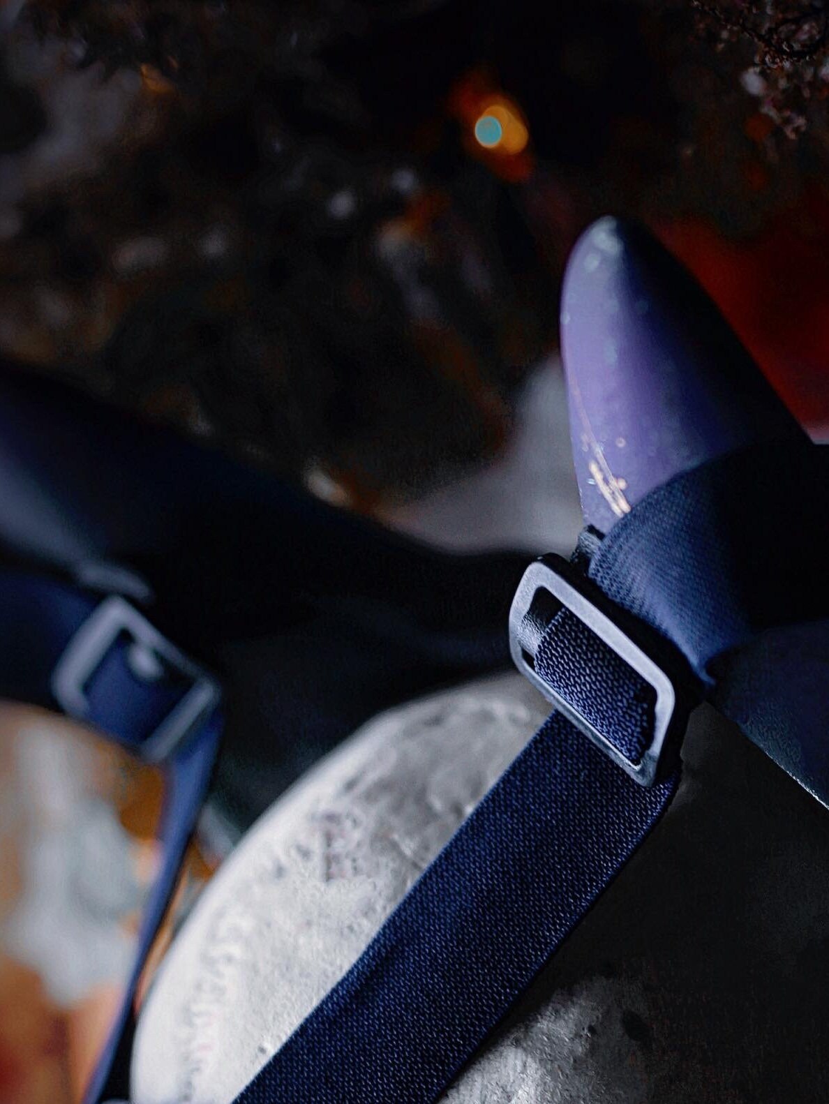 Japanese Kitsune Mask Purple and Blue Wolf Mask Wearable - Etsy