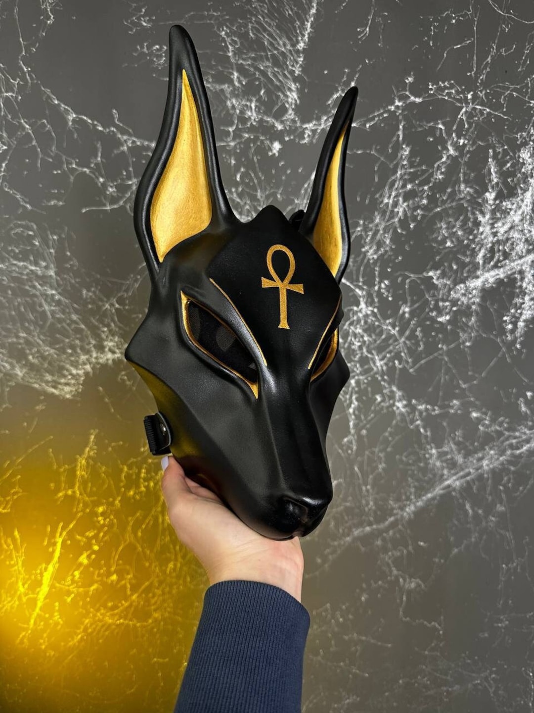 Egyptian Anubis Mask: Cosplay Costume for Halloween, Wall Decor, Wolf ...
