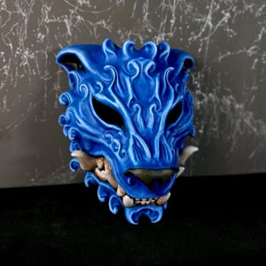 Komainu Mask Lion Dog Wearable, Japanese Komainu Mask Wall Decor, Bear ...