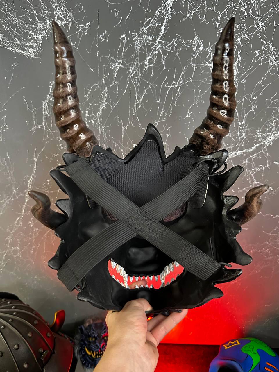Wearable Blue Dragon Mask: Resin Halloween Costume - Etsy