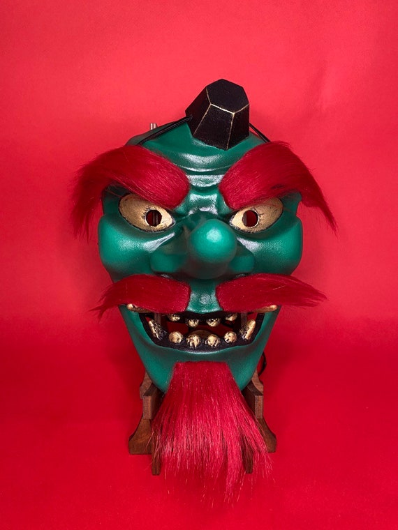 Yamabushi Tengu Wearable Tengu Spawn Mask Red