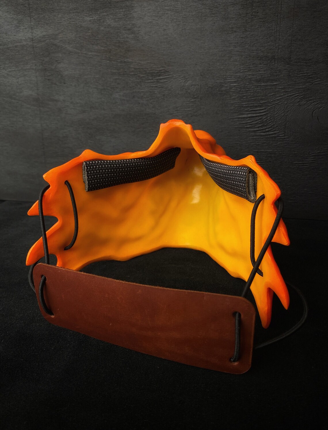 Kitsune Half Mask Wearable White Teeth Oni Wolf Mask Anime - Etsy