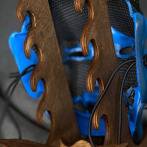 Blue Hannya Mask, Japanese Hannya Mask, Traditional Samurai Mask, MADE ...