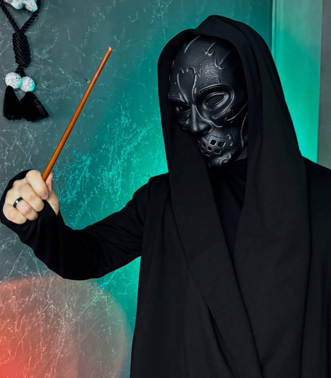 Death Eater Mask, Handcrafted Mask for Dark Mages Slytherin - Etsy