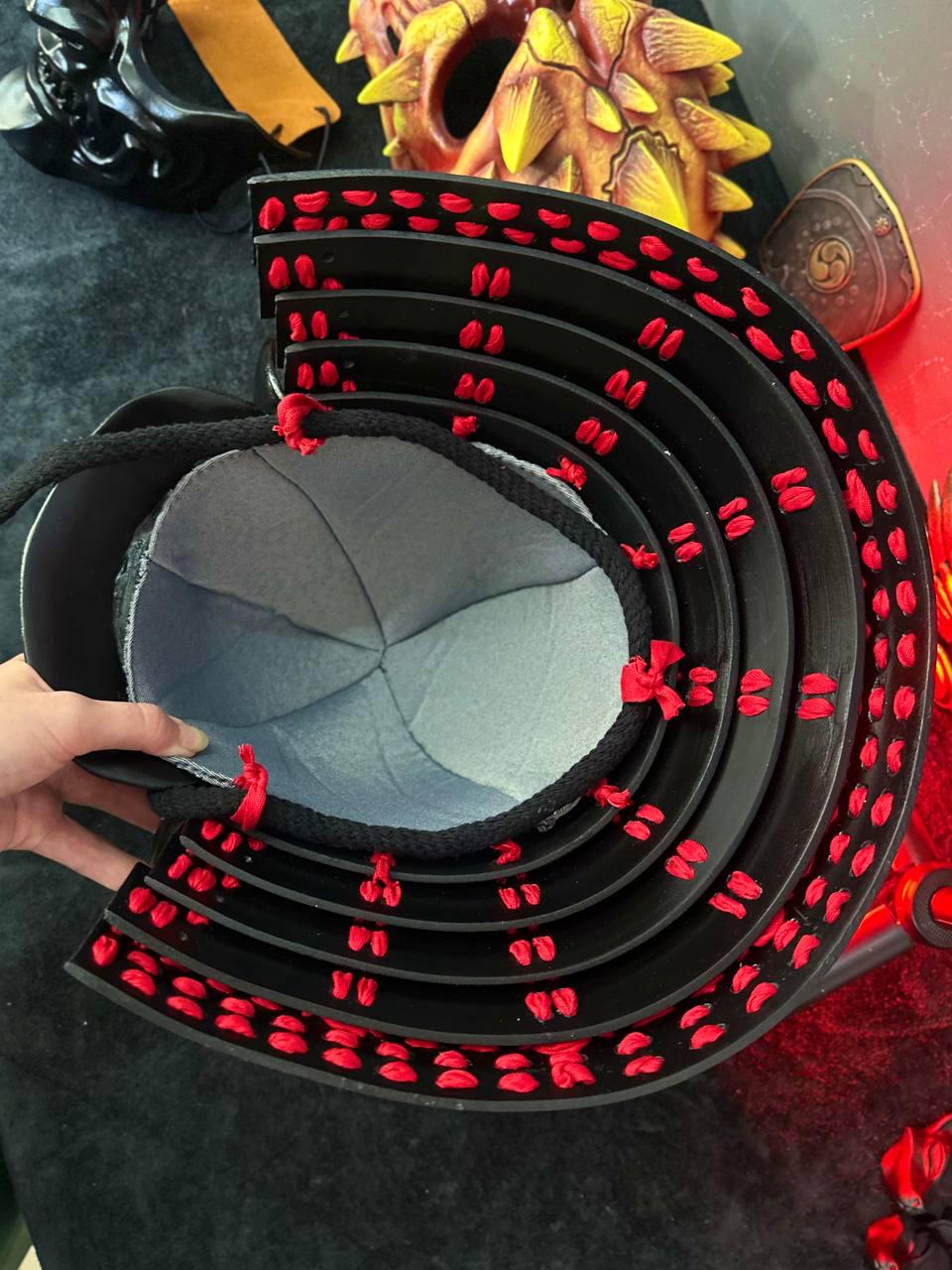 Wearable Samurai Kabuto Helmet: Japanese Armor Cosplay, Hand-painted ...