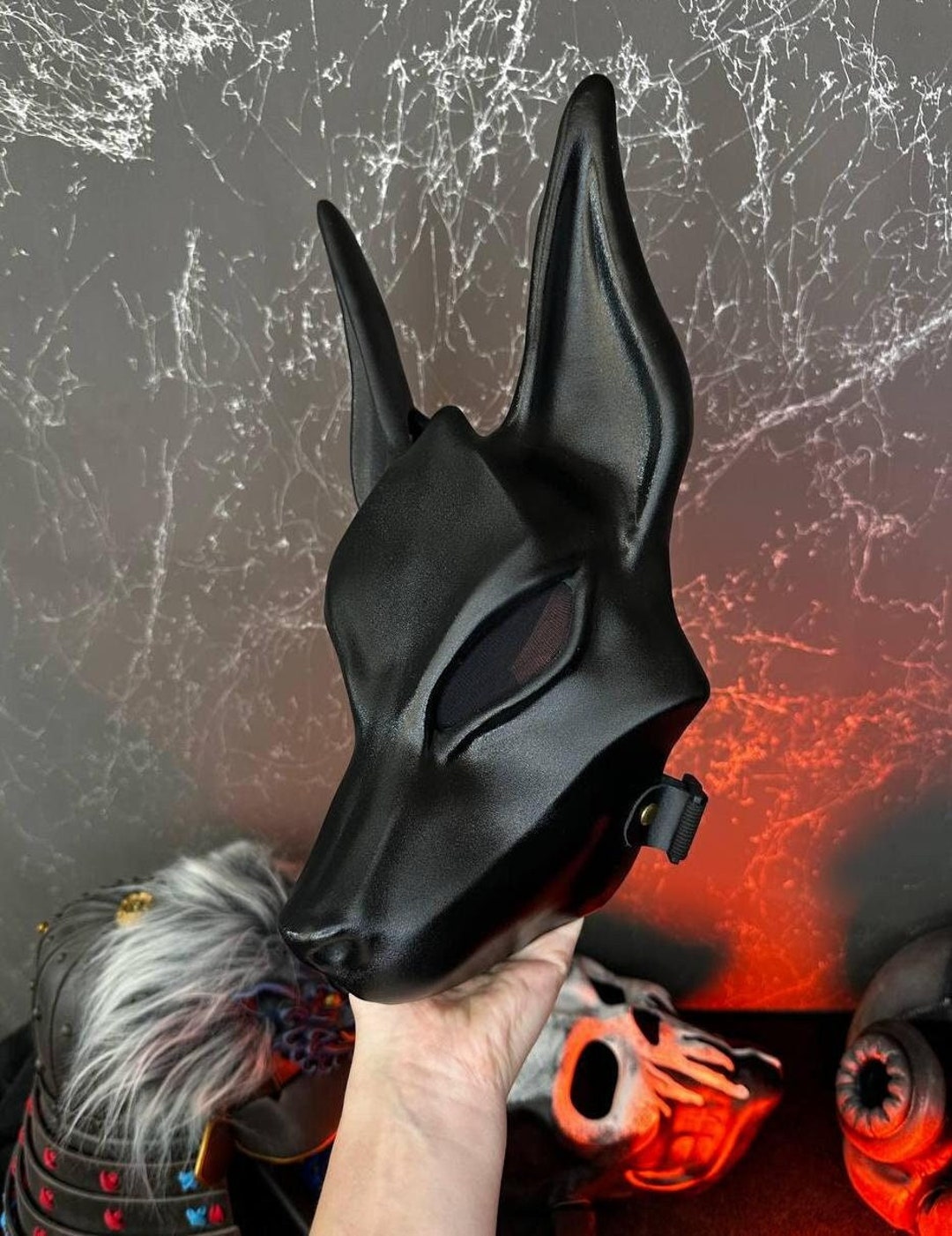 Custom Anubis Mask Made to Order Anubis Mask With Custom Painting and ...