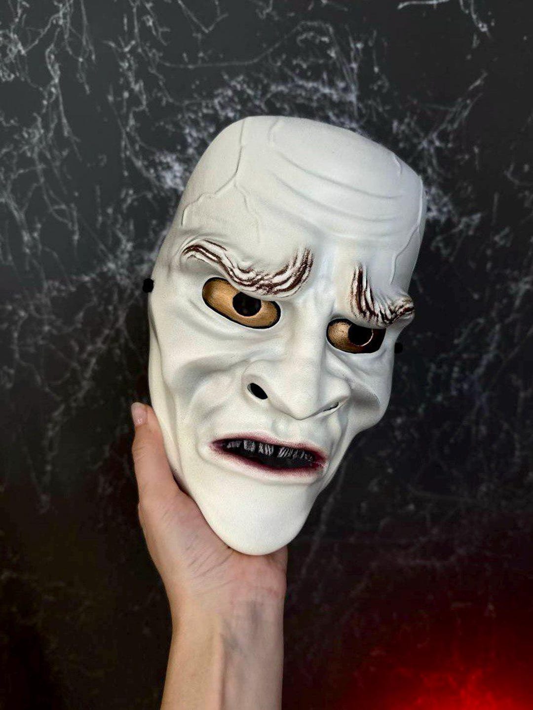 Otoko Mask, Kojo Mask, Okina Mask, Japanese Mask, Old Man Mask, Noh ...