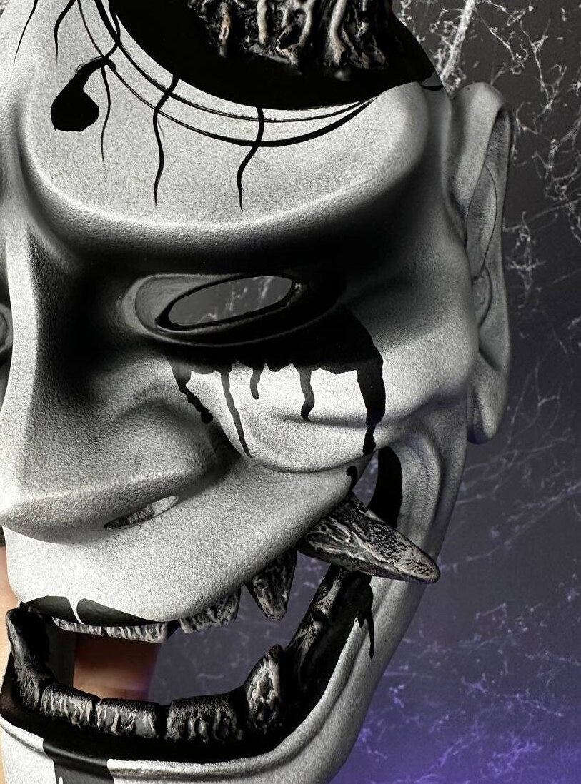 Traditional Hannya Mask: Crying Oni Demon, Kabuki Japanese Mask for ...
