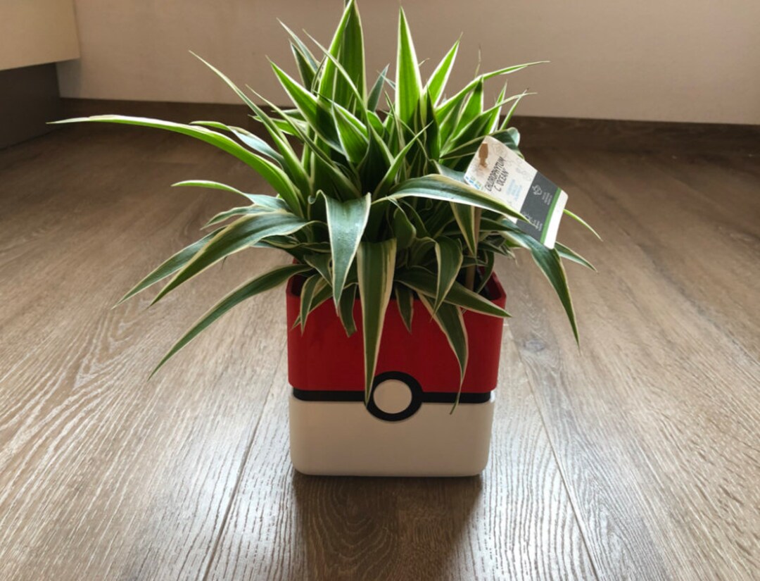 Pokemon Planter Anime Planter Pokeball Pot 3D Printed Mini Planter Desk ...